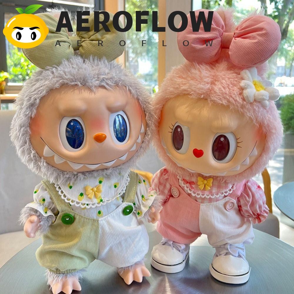 Aeroflow Labubu เสื้อผ้าตุ๊กตา, Bow Kawaii Labubu ตุ๊กตาเสื้อผ้า,น่ารัก ...