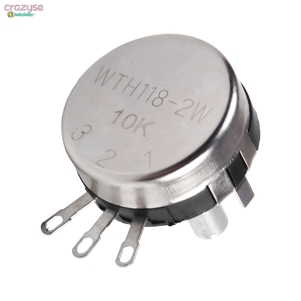 [Cra]คุณภาพสูง Wth118-2w 10K ohm Round Shaft Carbon Linear Variable ...