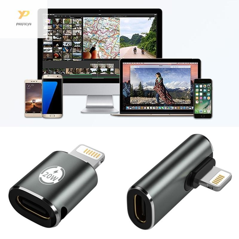 Ppy Data Sync Connector Type-C Female to iOS Plug PD 20w อะแดปเตอร์แปลง ...