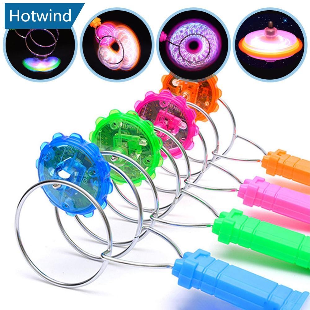 Hw สีสัน Luminous Gyro Magnetic Spinning Top หมุน Gyroscope ไฟ LED Gyro ...