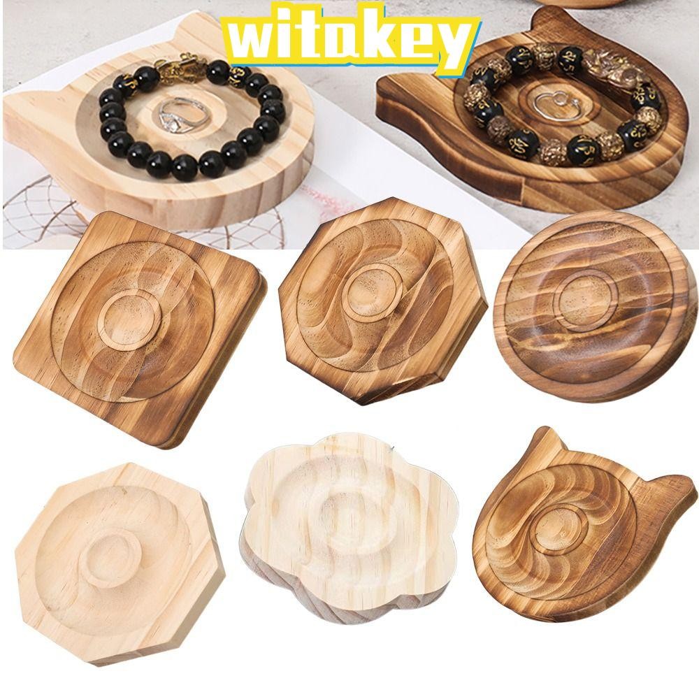 Witakey ไม้ลูกปัดผู้ถือสร้อยข้อมือ, DIY Board ไม้ Handstring สร้อยข้อมือ,ตู้โชว์แร็คขาตั้ง ...