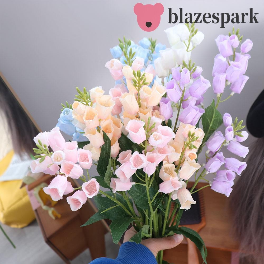 Blazespark ประดิษฐ์ Convalaria ดอกไม้,สมจริงจริง Touch Silk Bell ดอกไม้กล้วยไม้, DIY แจกันตกแต่ง ...