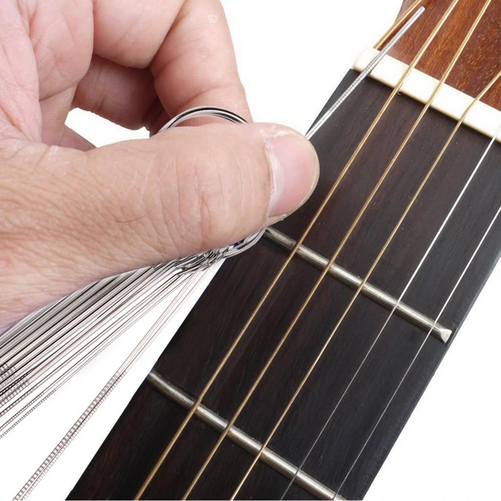 Acagala Guitar Bone Bridge Saddle Nuts ไฟล์กระดาษทรายชุดเครื่องมือบำรุง ...