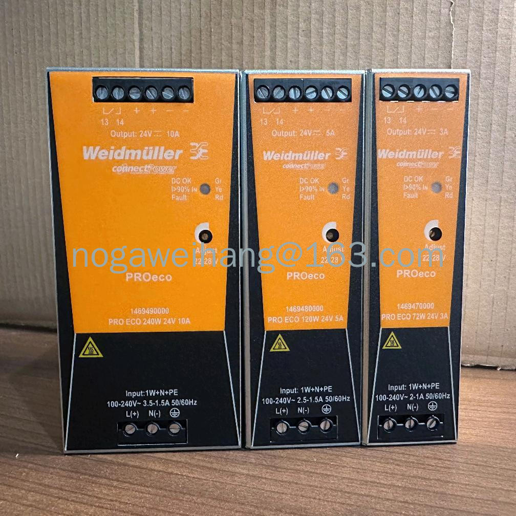 Weidluller แหล่งจ่ายไฟ PRO ECO 72/120/240/480/960W 24V รางการ์ด ...