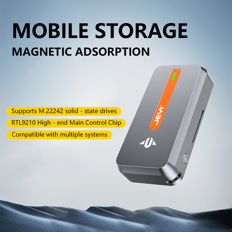 สําหรับ M.2 nvme Mkey 2242 Magnetic SSD Enclosure 10Gbps USB3.2 GEN2 ...