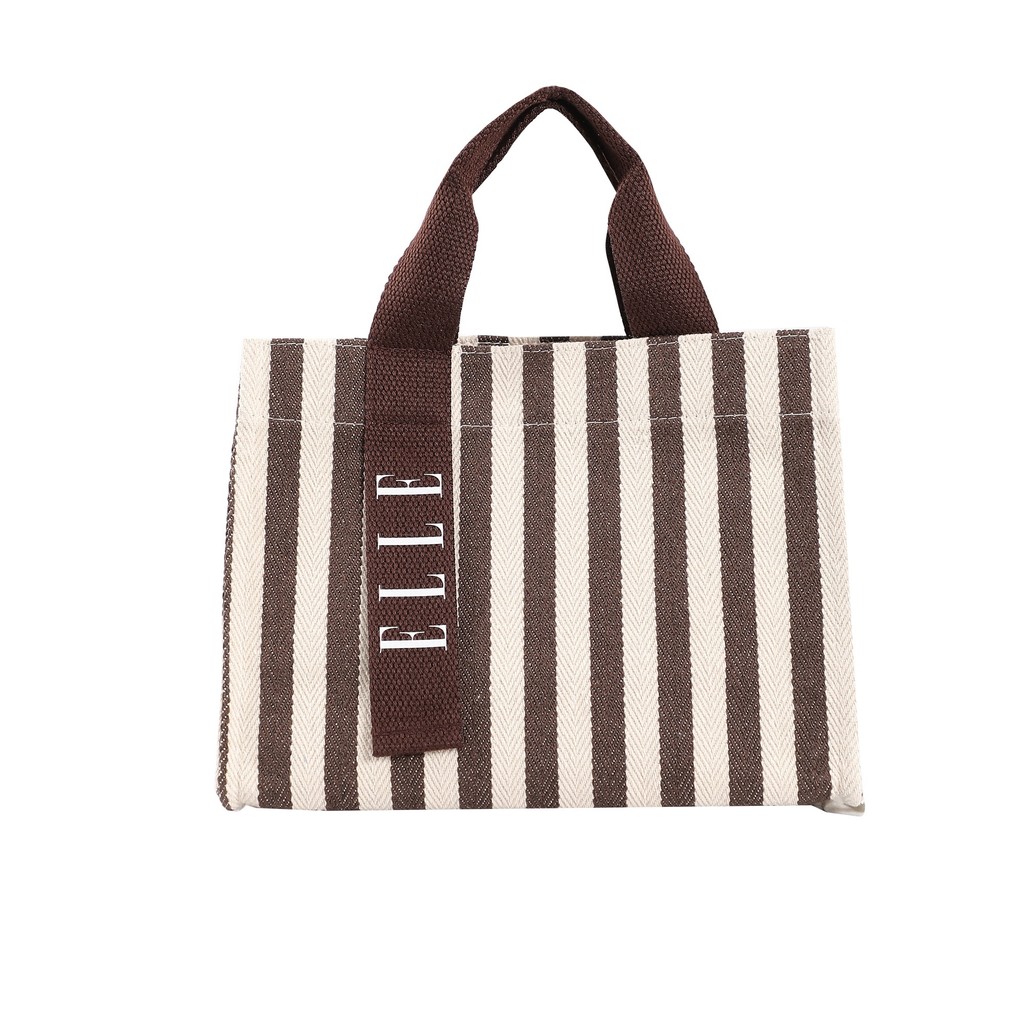 ELLE กระเป๋า CANVAS ลายริ้ว สีใหม่ 4 สี รุ่น H8H010325 | Shopee Thailand