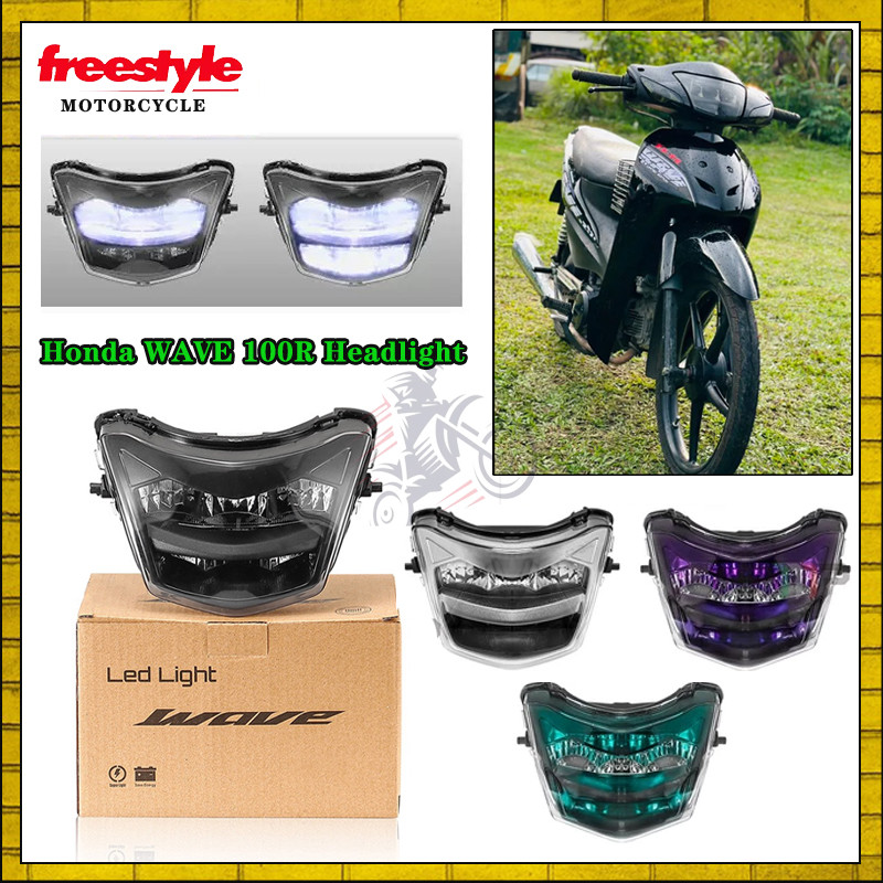 สําหรับ Honda WAVE100 wave100r Wave 100 R W100R WAVE100 R LED ไฟหน้า ...