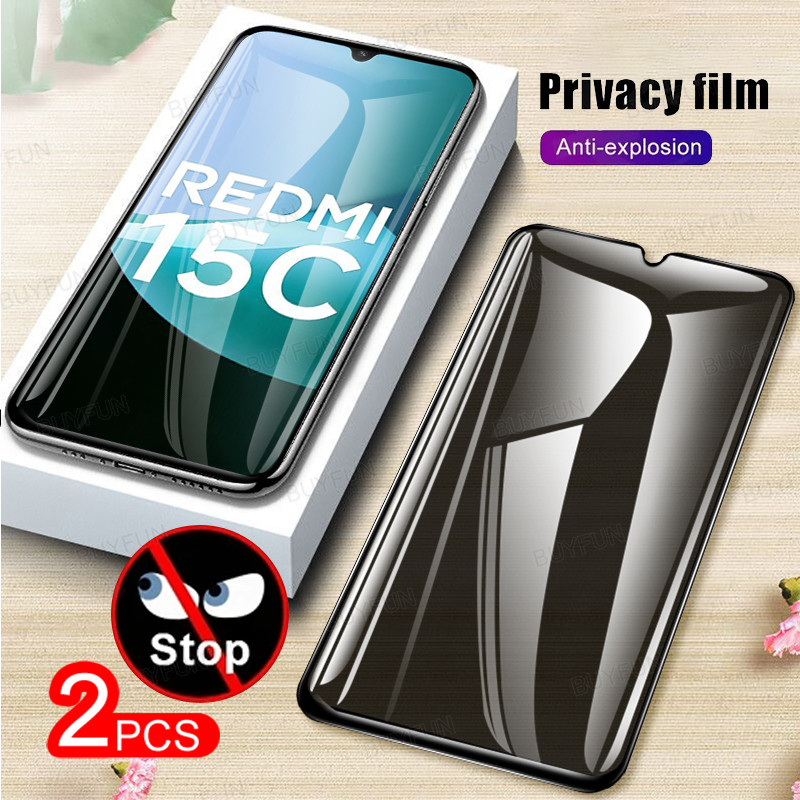 2PCS For Xiaomi Redmi 15C 4G 6.9" 25078RA3EA Redmy 15 C c15 Privacy ...