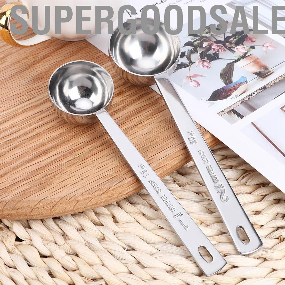 Supergoodsales 15ml 30ml วัด Scoop สแตนเลสสตีลกาแฟอุปกรณ์ครัวสำหรับ Home Shop | Shopee Thailand