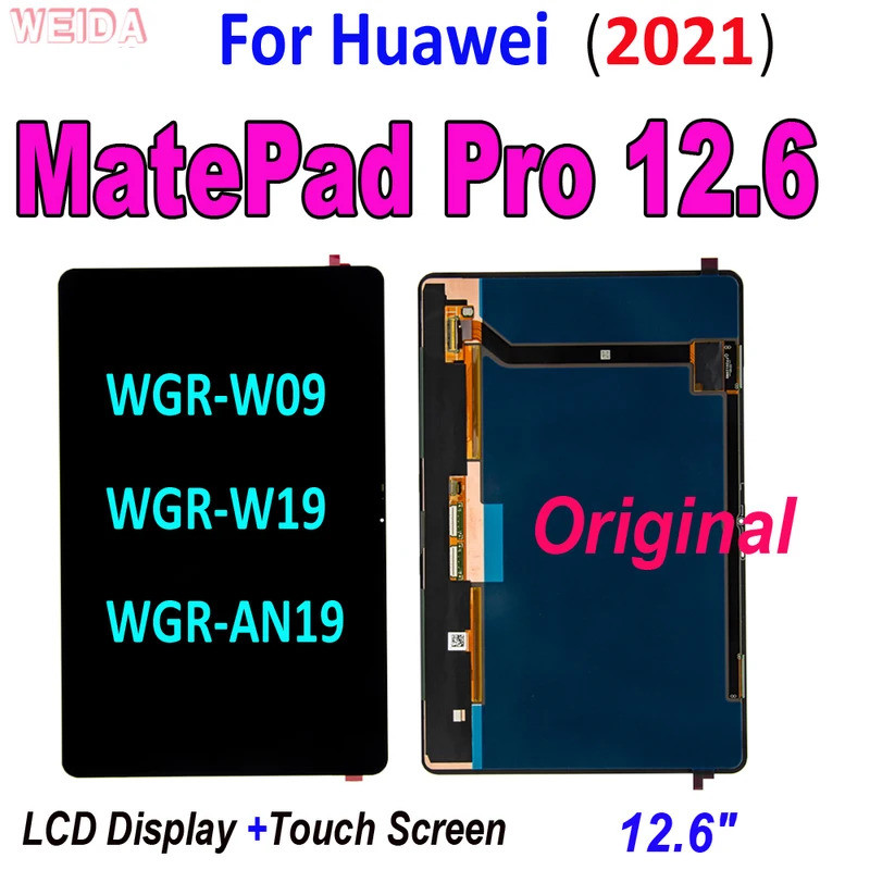 12.6 "LCD ต้นฉบับสําหรับ Huawei MatePad Pro 12.6 2021 LCD WGR-W09 WGR ...