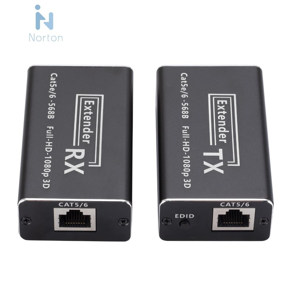 60m RJ45 HDMI-compatible Extender Transmitter Receiver ขั้วต่อที่รองรับ ...
