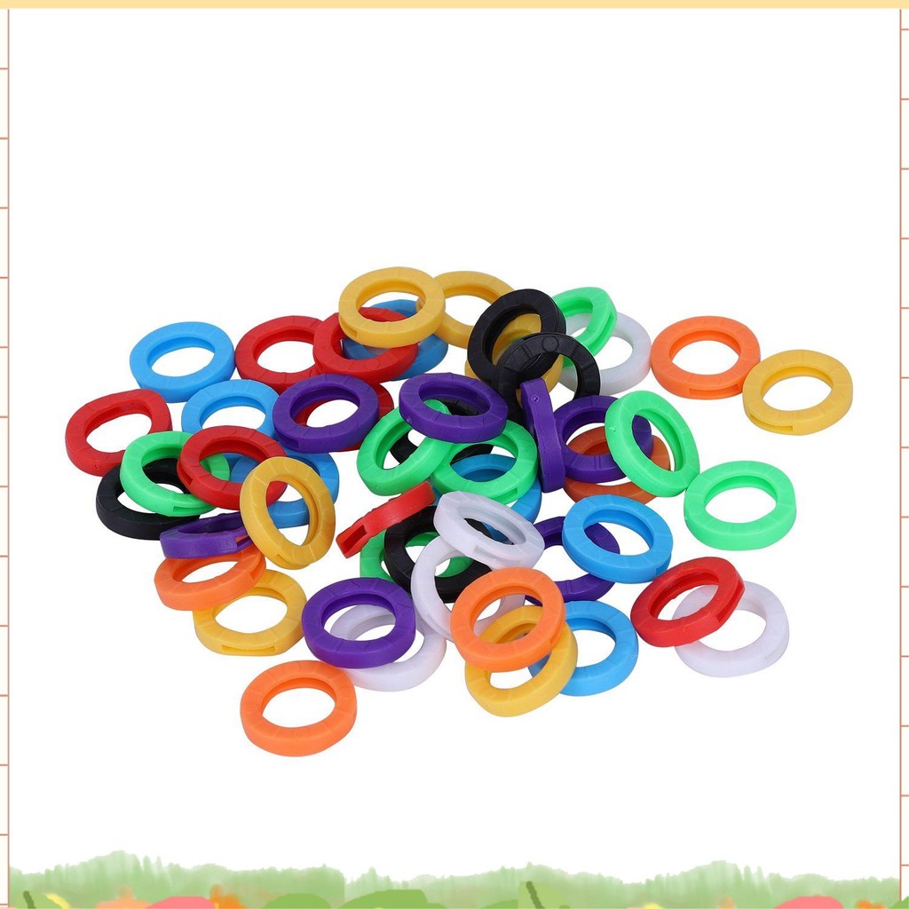 Super 50 ชิ้นขนาดเล็ก ID Identify Key Ring Cap Tag | Shopee Thailand