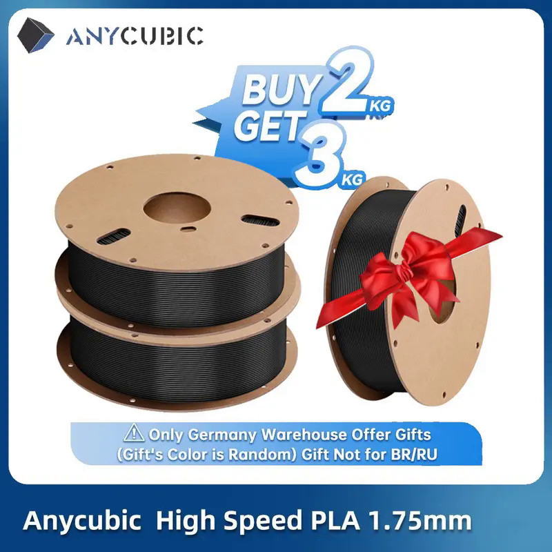 ANYCUBIC High Speed Filament PLA 1.75mm 1KG 2KG 3KG 5KG 1KG/Roll ...