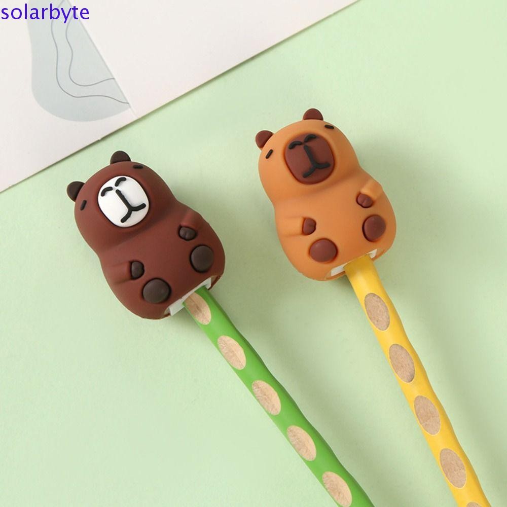 เครื่องเหลาดินสอ SOLARBYTE Capybara, อะนิเมะน่ารัก Capybara เครื่องเหลาดินสอ, Creative Kawaii ...