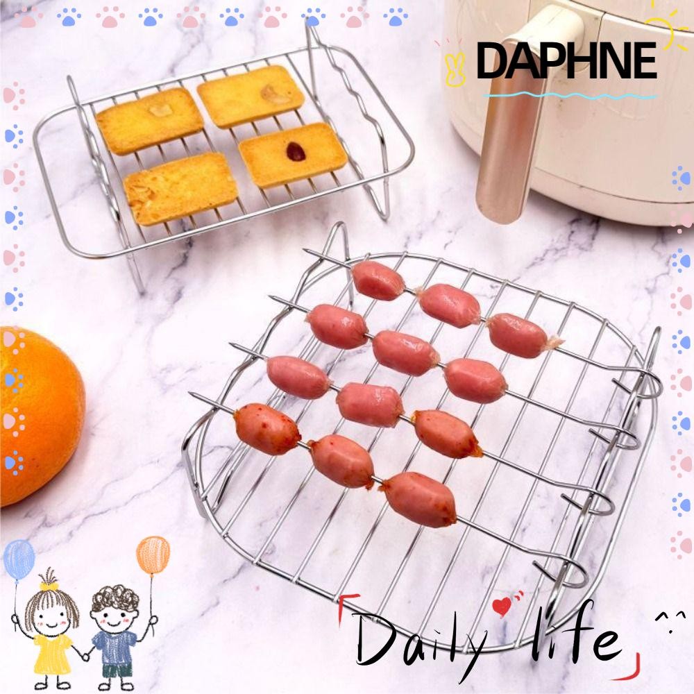Daphne Airfryer Rack, สแตนเลส DIY Bakeware Air Fryer ตะกร้าถาด, Silver ...