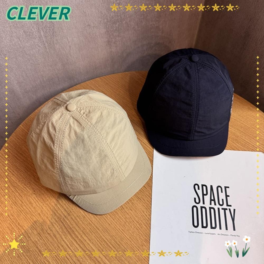 Clever Peaked Cap, หมวกเบสบอลปีกสั้นแห้งเร็ว, ฮิปฮอปป้องกันรังสียูวี ...