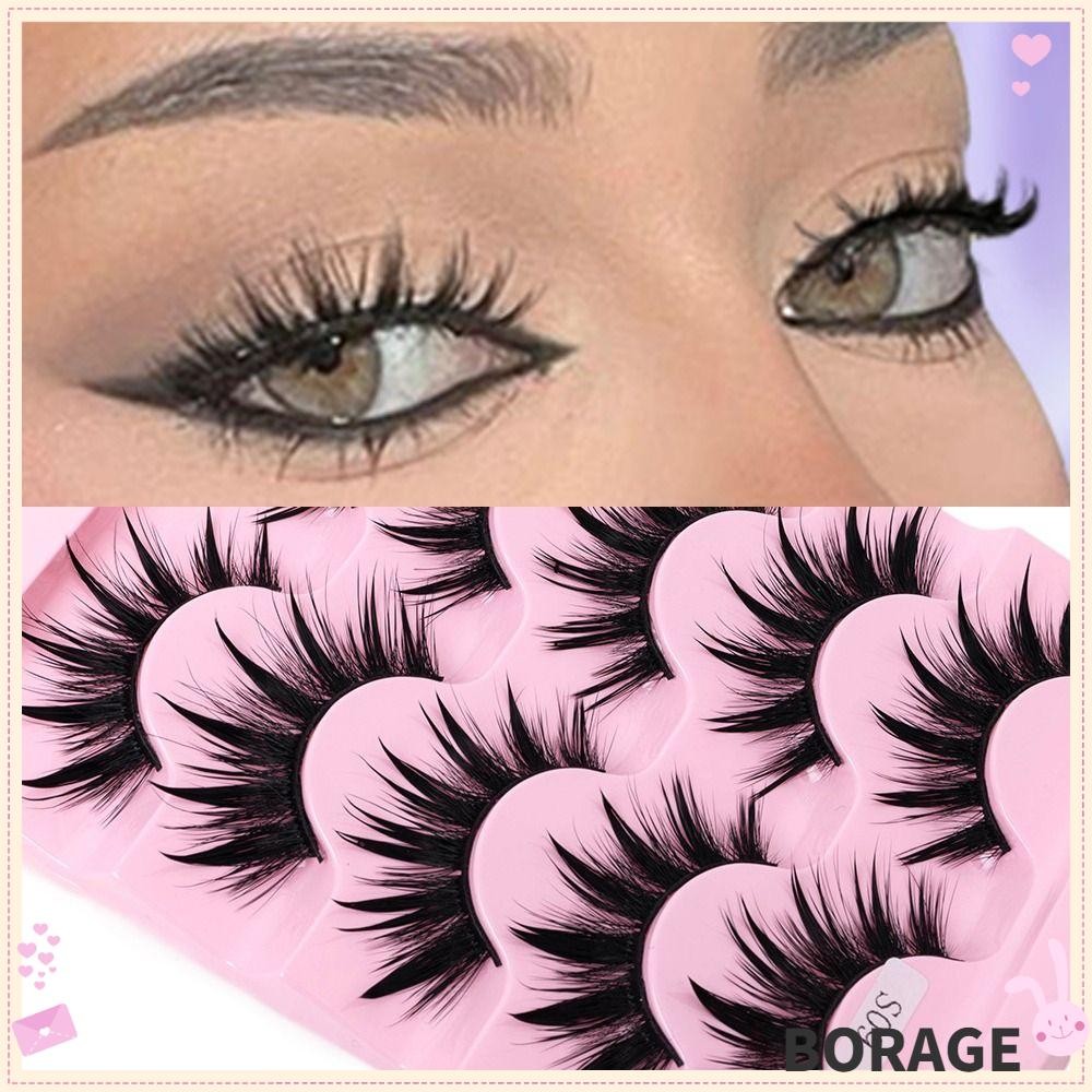BORAG ขนตาปลอม Cruelty-free Soft Band หนายาว Handmade Craft ไทยขนตาเปียก | Shopee Thailand