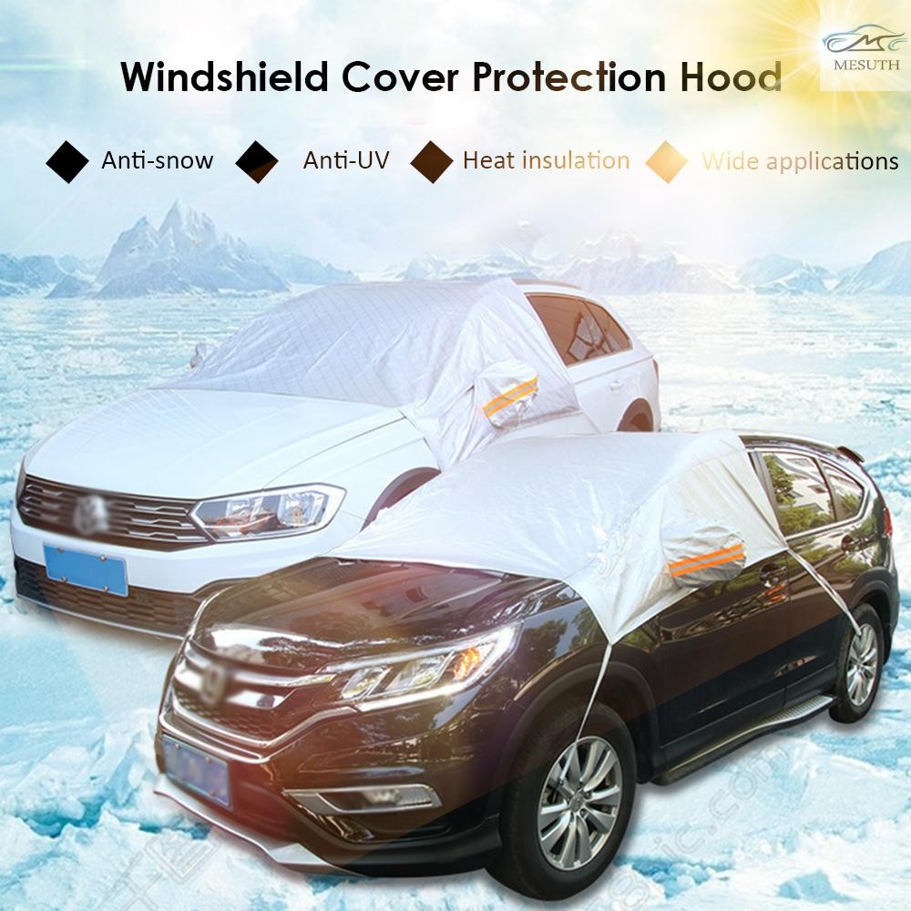 ฝาครอบกระจกหน้ารถ P-rotection Anti-UV Shading Anti-snow Anti-fost Anti ...