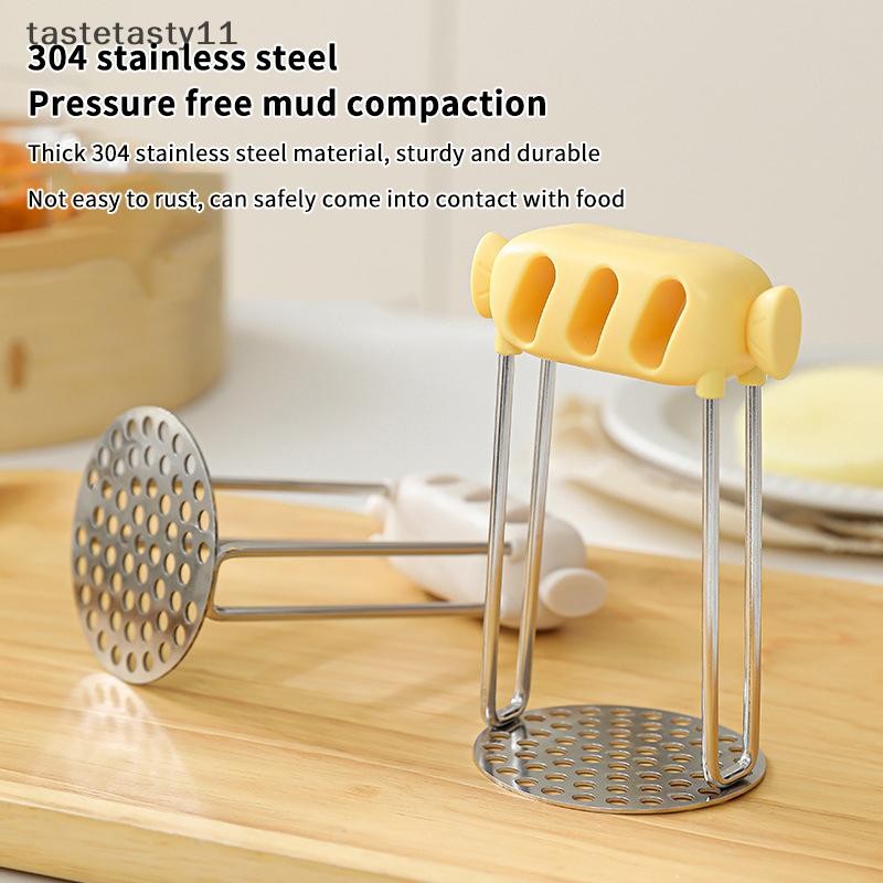 TA สแตนเลสมันฝรั่ง Masher Candy Masher Puree สีม่วงมันเทศฟักทองเครื่อง ...