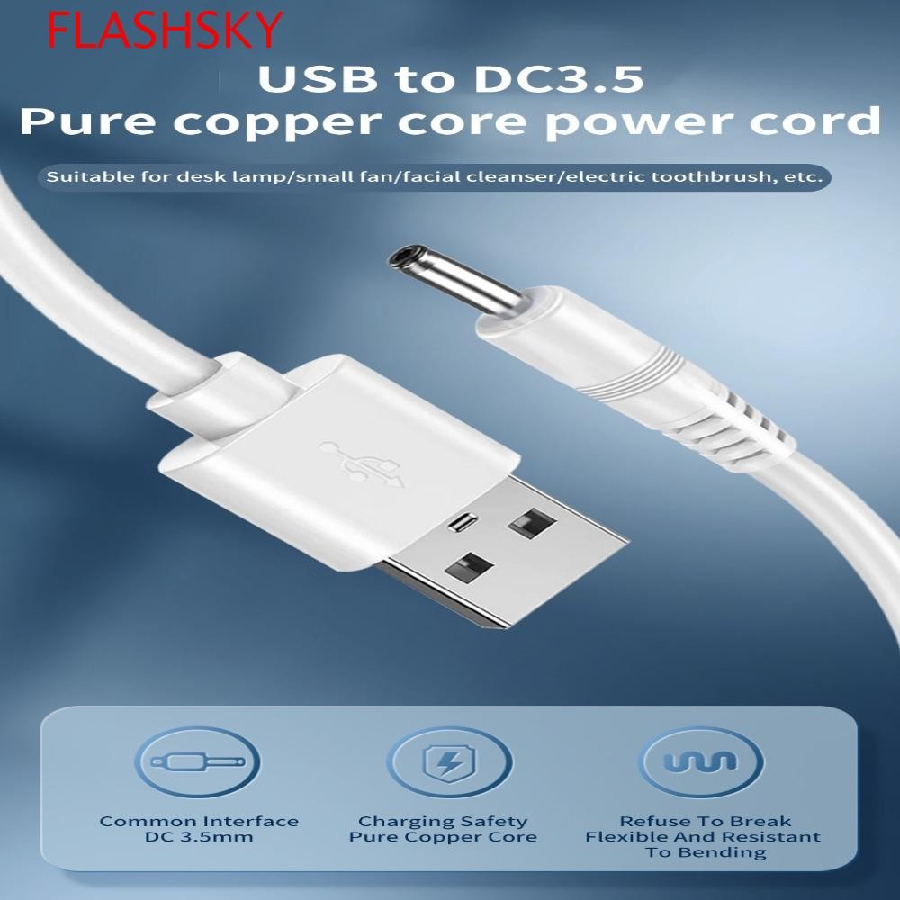 FLASHSKY USB To Dc 3.5 มม.สายUsb DCวงกลมอะแดปเตอร์ 5V USB Barrelสายไฟเชื่อมต่ออย่างรวดเร็ว ...