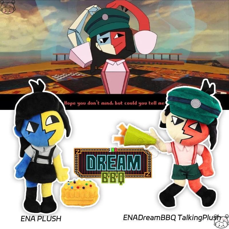 ENA Dream BBQ Talking Plush เกมตัวอักษร BBQ ตุ๊กตา 25 ซม.อุปกรณ์ต่อพ่วง Snuggle ตัวเลข caeudeyth ...