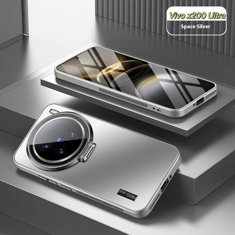 หรูหรา M atte ที่มองไม่เห็นเลนยึดกรณีโทรศัพท์สำหรับ VIVO X200 utra X200 Pro X200S X100อัลตร้า ...