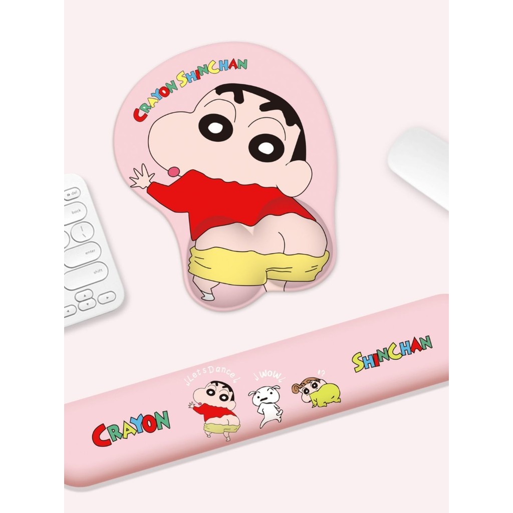 Crayon Shin-Chan แผ่นรองเมาส์ข้อมือ Dirt-Resistant Hand Rest Office ...