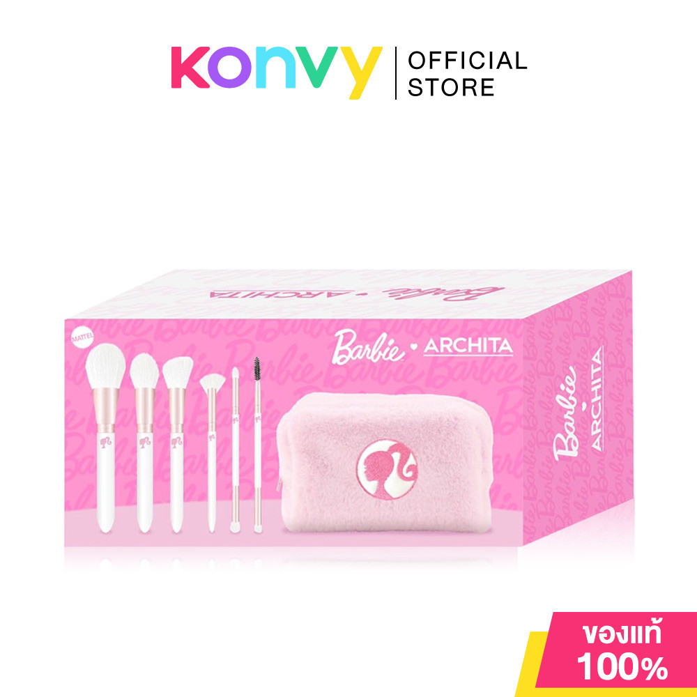 ARCHITA Barbie Brush Set เซทแปรงแต่งหน้ารุ่นลิมิเต็ดลิขสิทธิ์แท้ Barbie ...