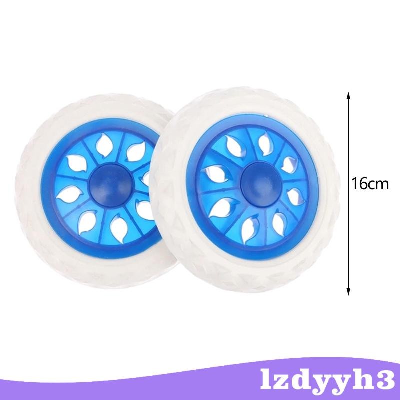 [Lzdyyh3] 2 ชิ้นรถเข็นล้อเลื่อนยางล้อโฟมพับร้านขายของชําล้อรถเข็น | Shopee Thailand