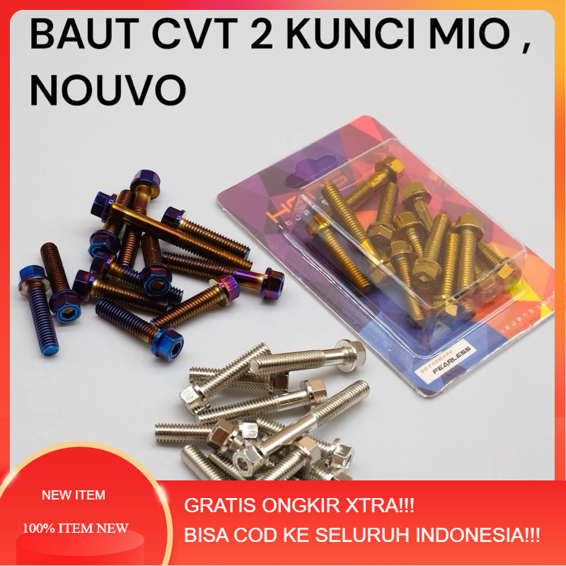 Mesin cvt สลักเกลียวบล็อกเครื่องยนต์ 2 KUNCI Mio nouvo ราคาแพ็คเกจเดียว ...