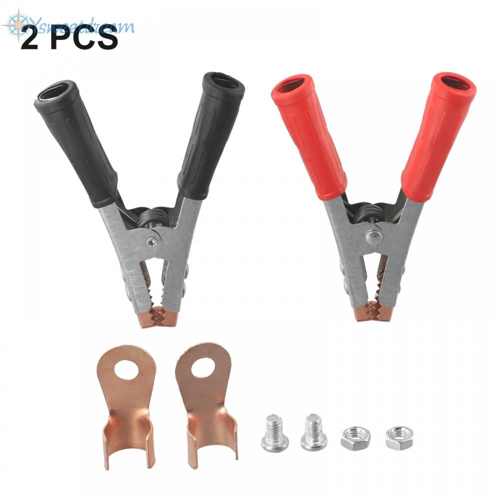 คลิปจระเข้ Heavy Duty Jumper Clip แบตเตอรี่สายเคเบิลคลิปทนทาน | Shopee ...