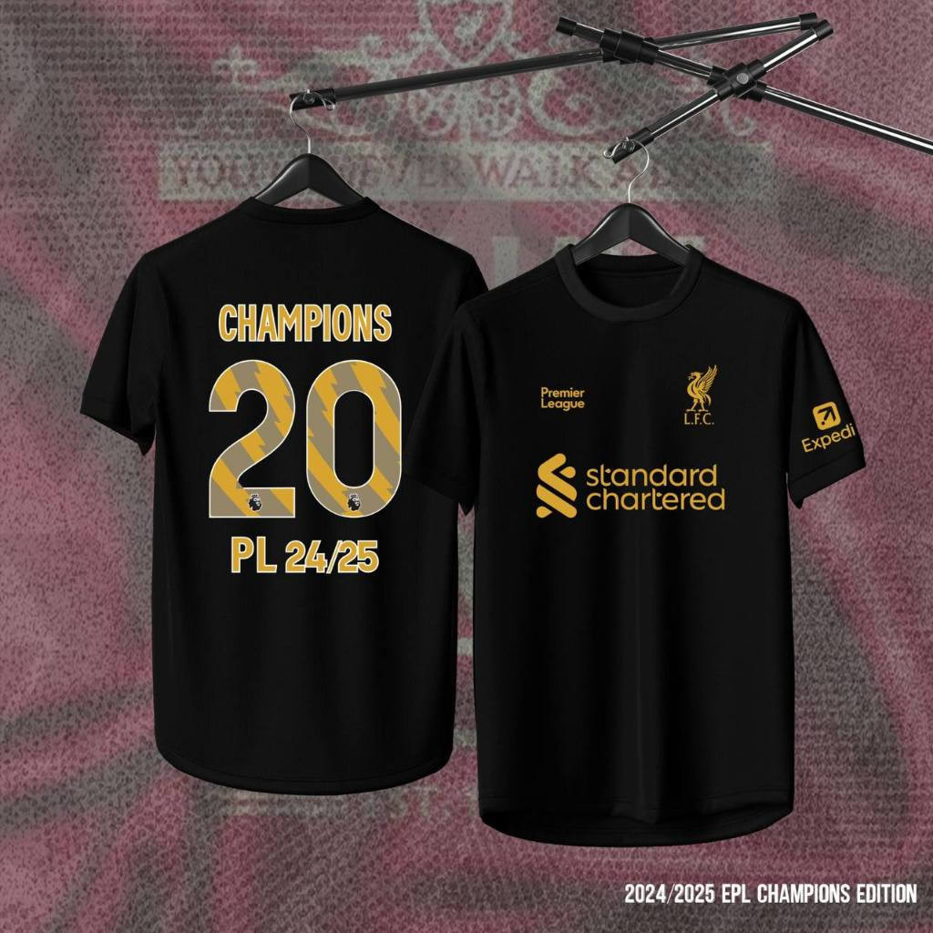 เสื้อเจอร์ซีย์ลิเวอร์พูล เสื้อเจอร์ซีย์คัสตอม แชมป์สโมสร LFC 20 EPL ...