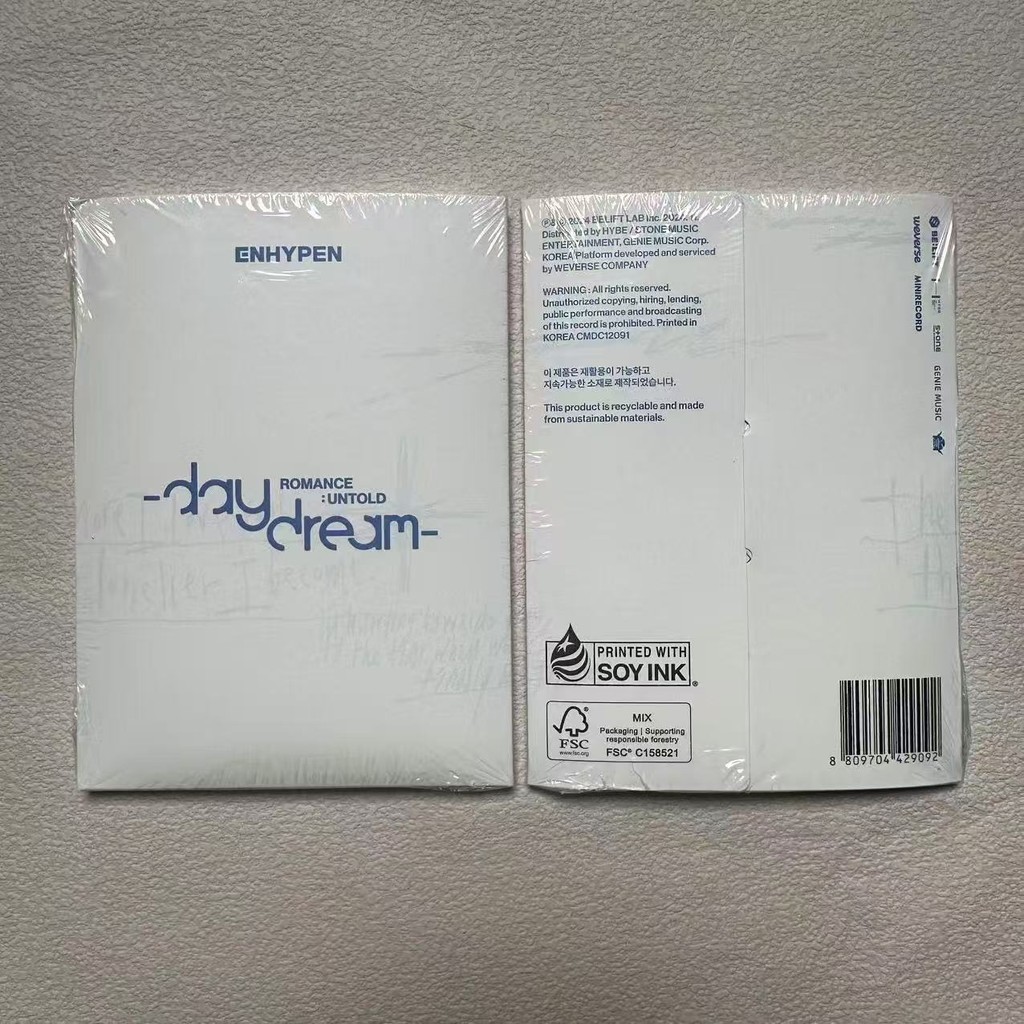 Enhypen ROMANCE : UNTOLD -daydream- Weverse Albums Ver (QR Code มี ...