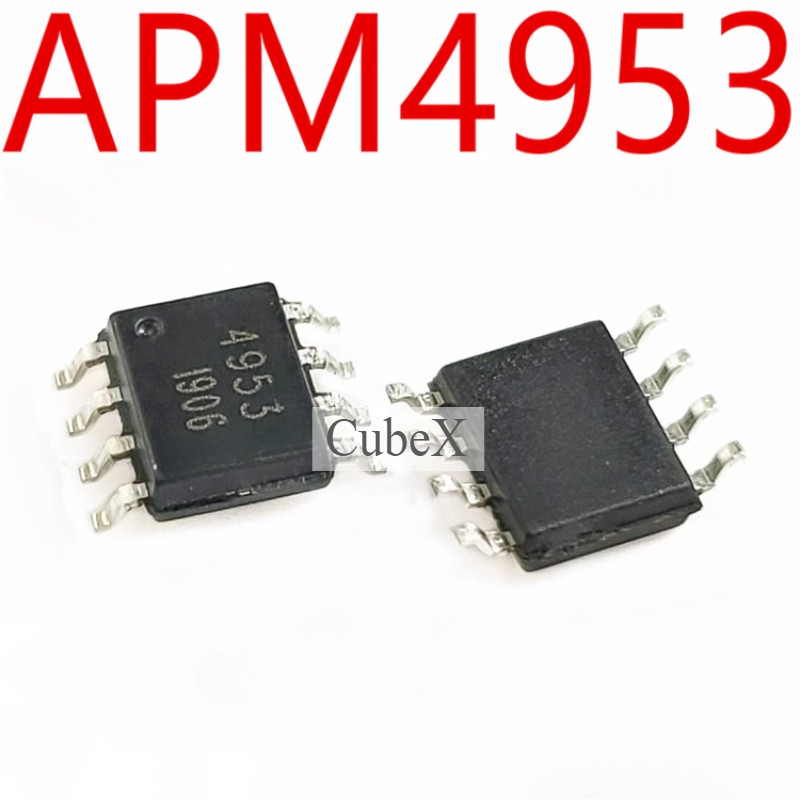 20/10 ชิ้น APM4953 4953 SOP-8 LCD Power Management ชิป LED Backlight Driver IC Dual P-Channel ...