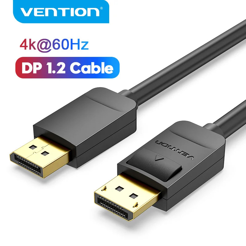 Vention DisplayPort 1.2 Cable 4K HD 144Hz 21.6Gbps Display Port Adapter ...