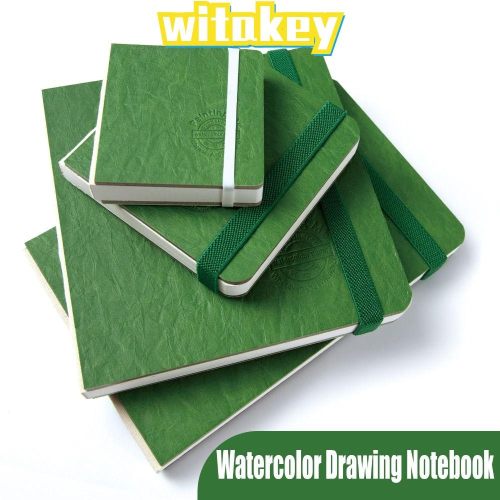 Witakey Sketchbook, 300g กระดาษแรงบันดาลใจบันทึกการวาดภาพโน้ตบุ๊ค,แบบพกพา 26 แผ่นแผ่นอุปกรณ์ ...