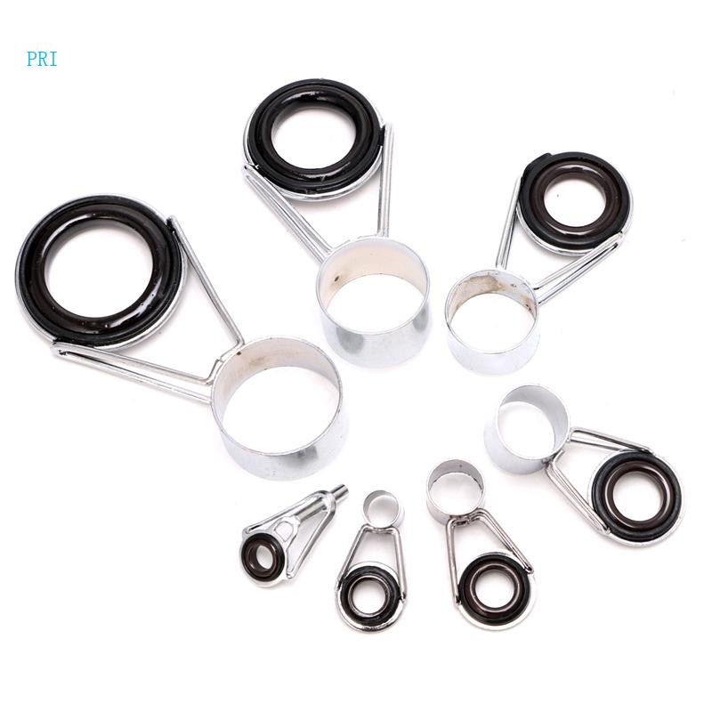 Pri 7 ชิ้นชุดซ่อมเบ็ดตกปลาสายไกด์ Hoop Ceramics Hoop Rod Tip Guide ...