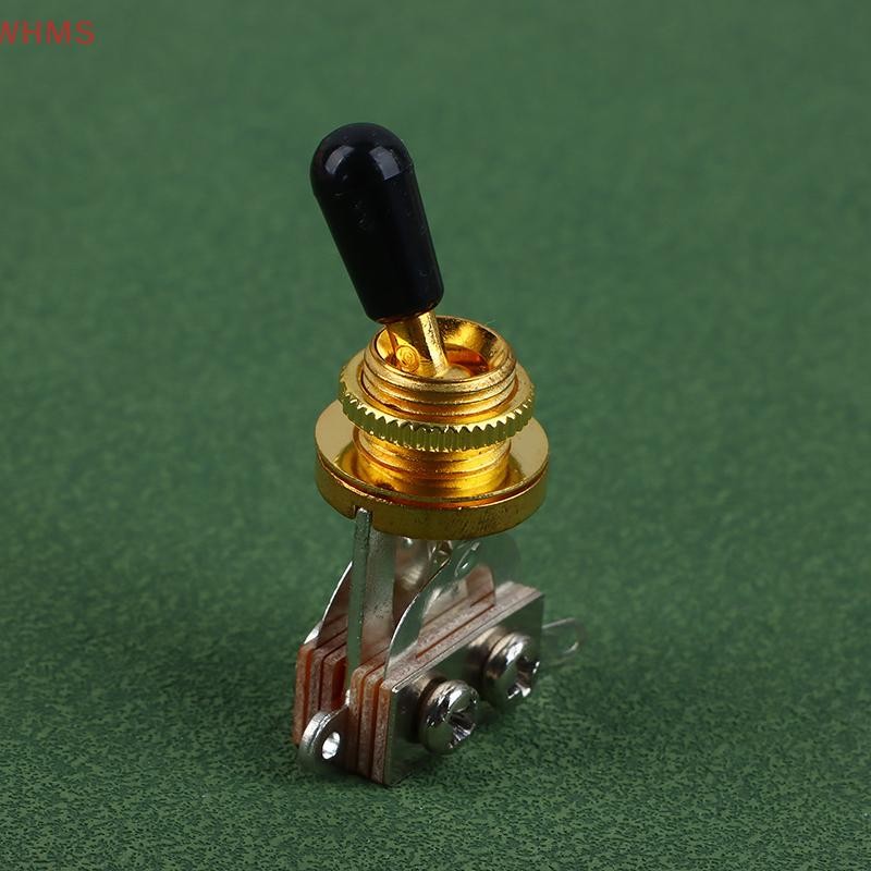(WHMS) 1 PC 3 Way Short Straight Guitar Toggle Switch Pickup Selector ...