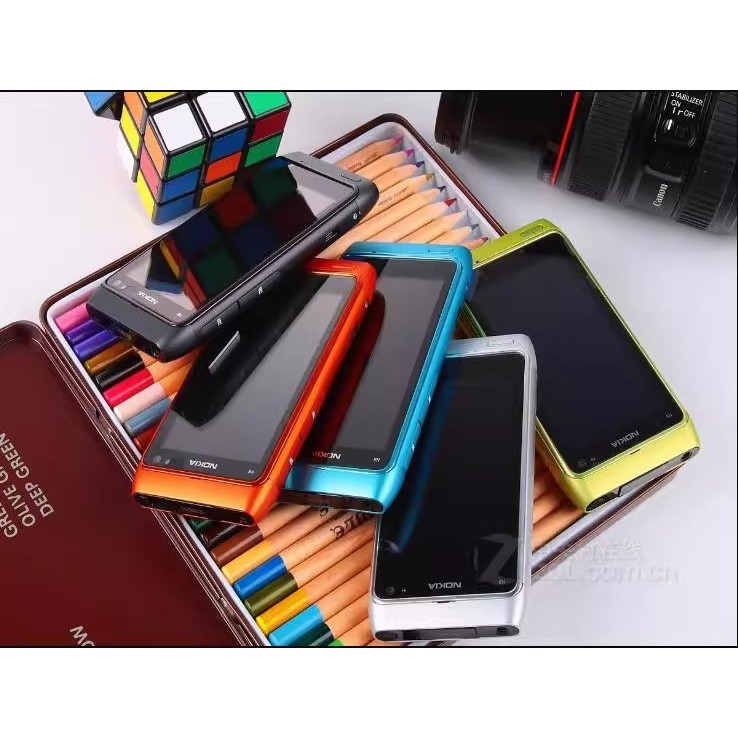 Nokia N8 3G WiFi Symbian3 OS โทรศัพท์คลาสสิกหน้าจอสัมผัส Zeiss Xenon ...