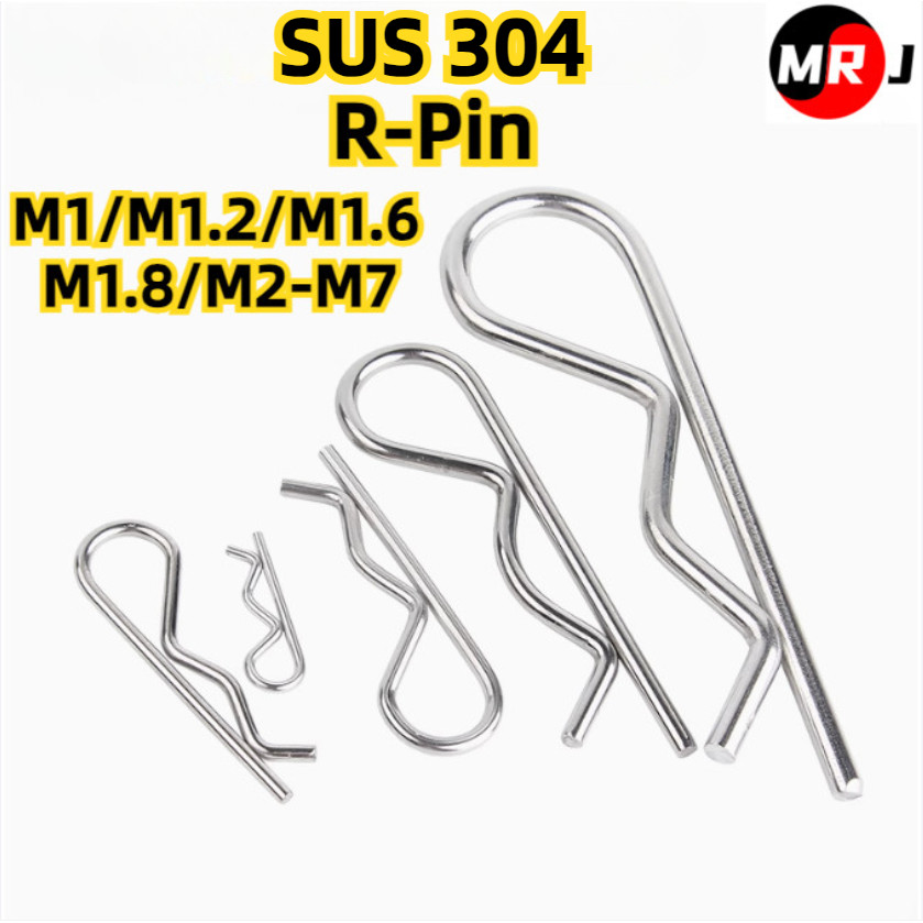 [MRJ] 304 สแตนเลส B-Type Pin R-Type Spring Pin R-Type Opening Pin M1/M1 ...