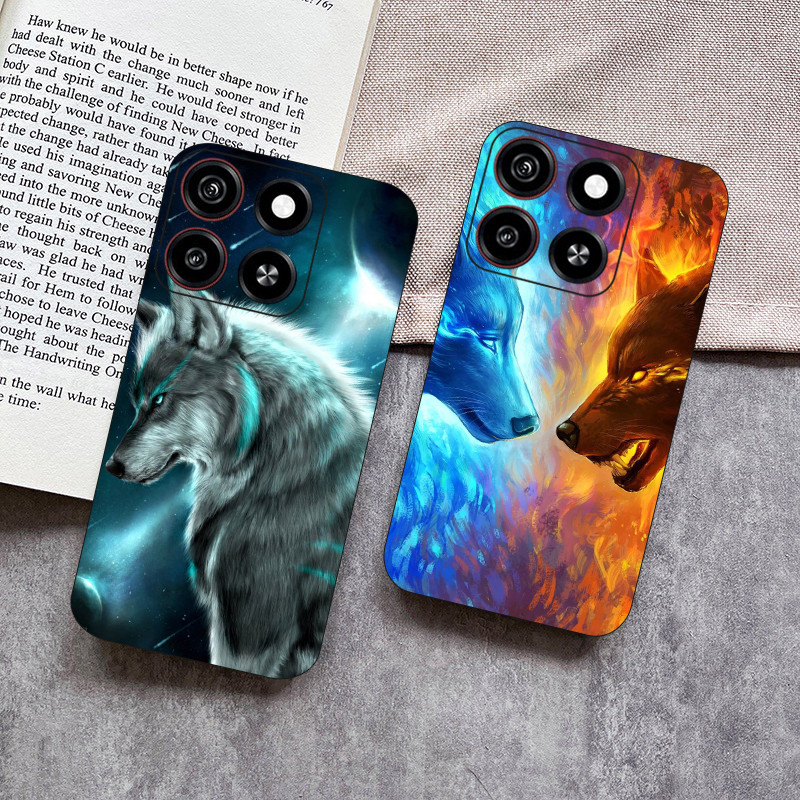 ปลอกอ่อนสําหรับ ZTE Blade A35 A55 Z2450 กรณี Starry Night ทาสีรูปแบบ ...