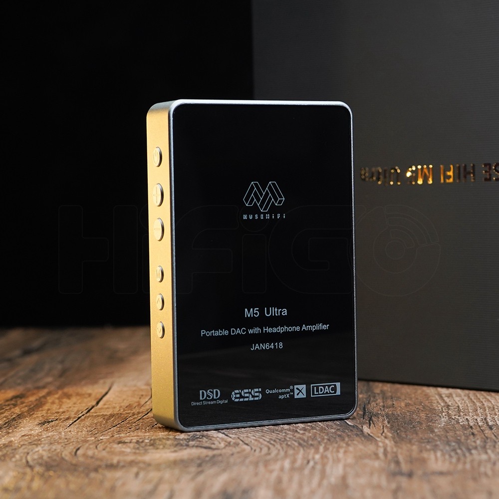 Musehifi M5 Ultra Hi-Res แบบพกพาบลูทูธ USB DAC & AMP QCC5125 ชิปเซ็ต ...