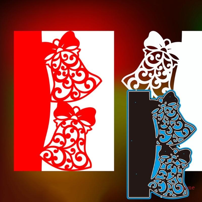 Zzz Christmas Bell ตัดโลหะตาย Stencils สําหรับ DIY Scrapbooking ตกแต่ง ...