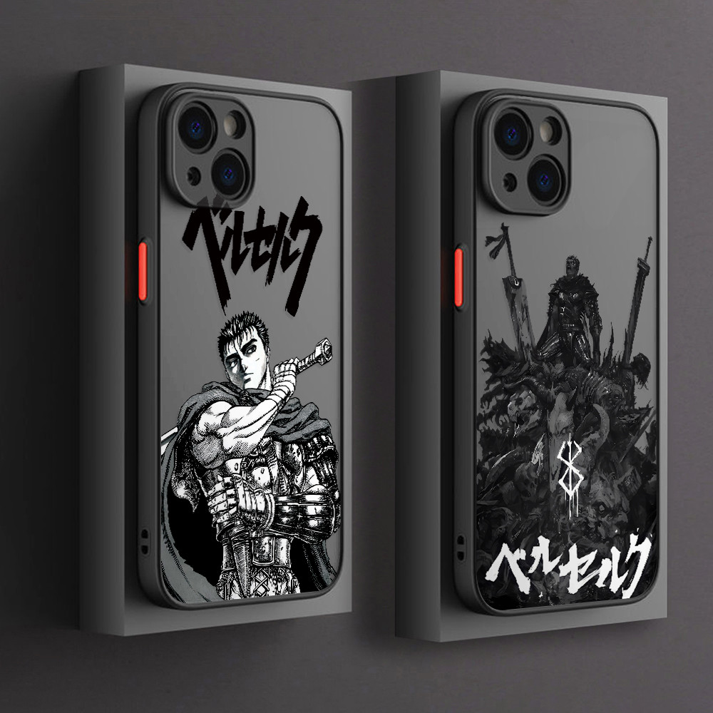 อะนิเมะ Berserk Guts สําหรับ iPhone 16 15 14 Plus 13 12 Mini 11 ...