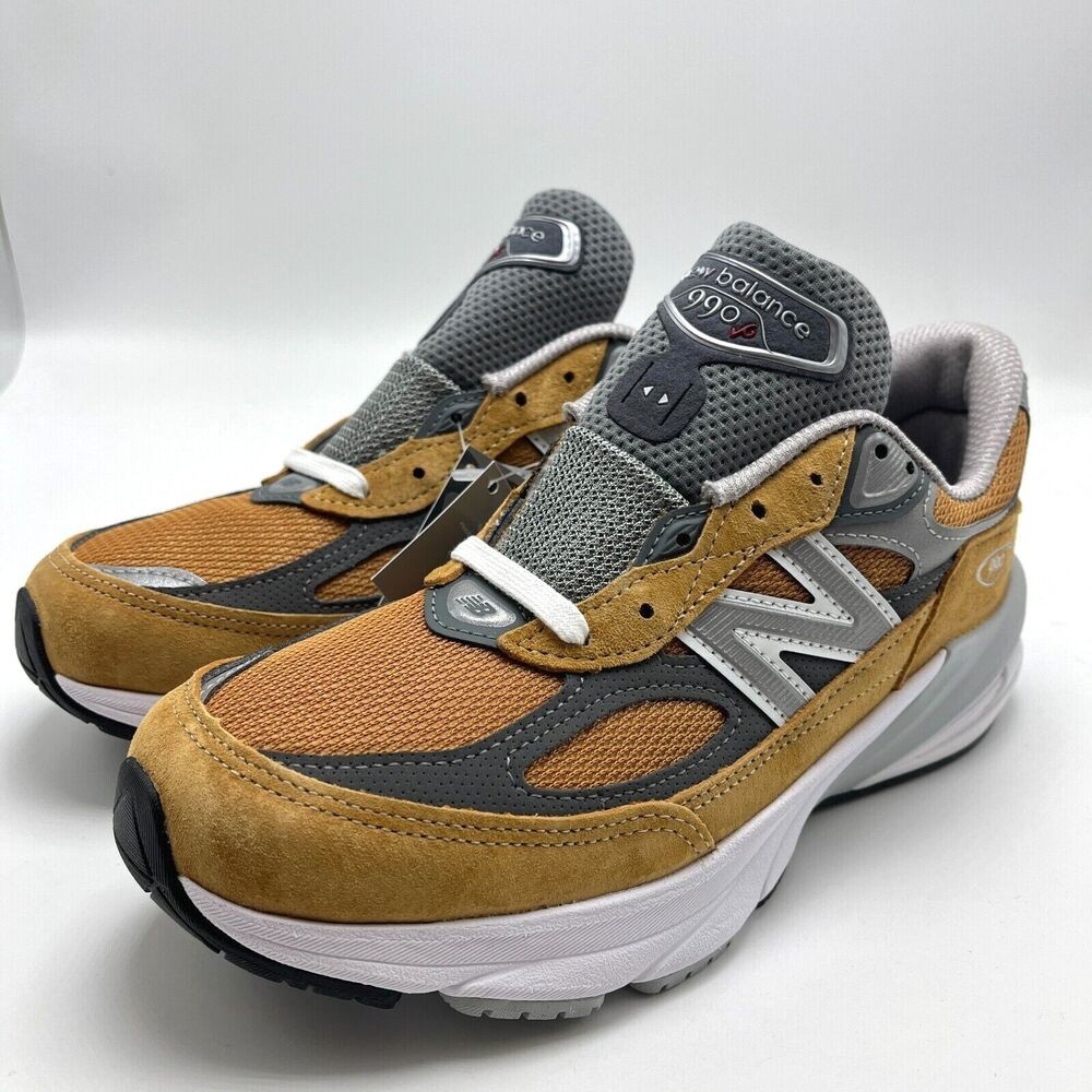 New Balance 990v6 Made In USA MiUSA Workwear รองเท้าผู้ชายสีเทา U990TN6 ...