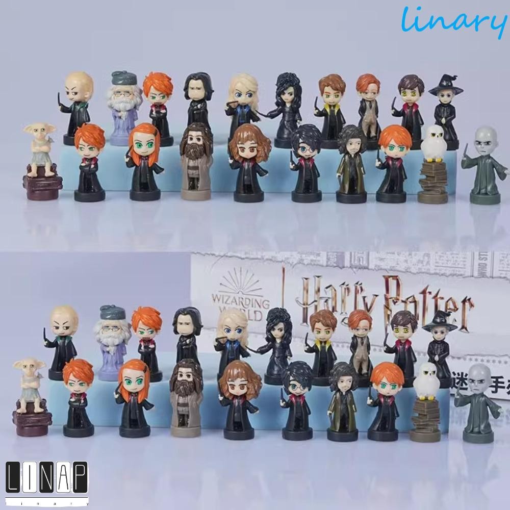 CULINARYHV ตุ๊กตา PVC Harry, Luna Ron Harry Action Figure, การ์ตูน ...