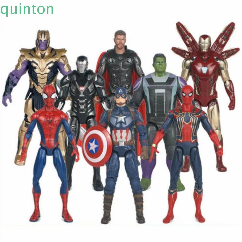 QUITON Marvel Action Figure, Joint Movable Captain Avengers ของเล่น ...