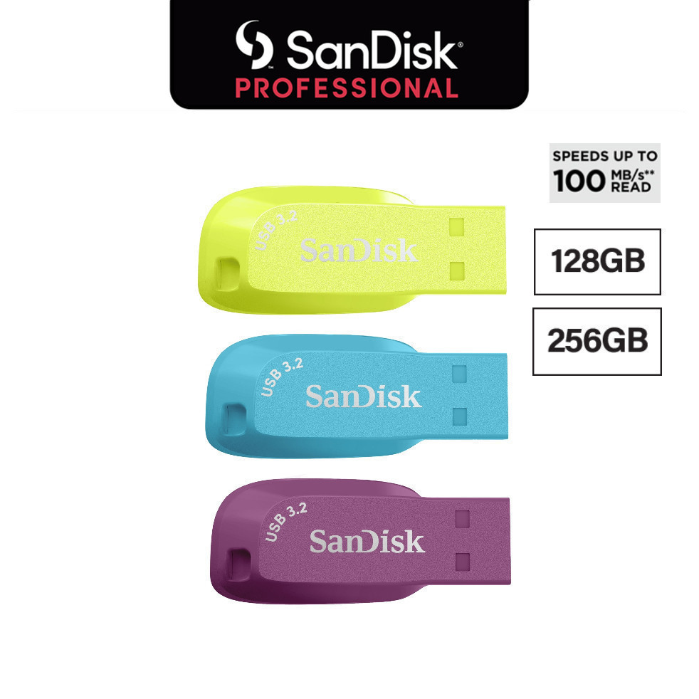 SanDisk Ultra Shift USB 3.2 Gen1 Flash Drive (SDCZ410 EP BB CO) 128GB ...