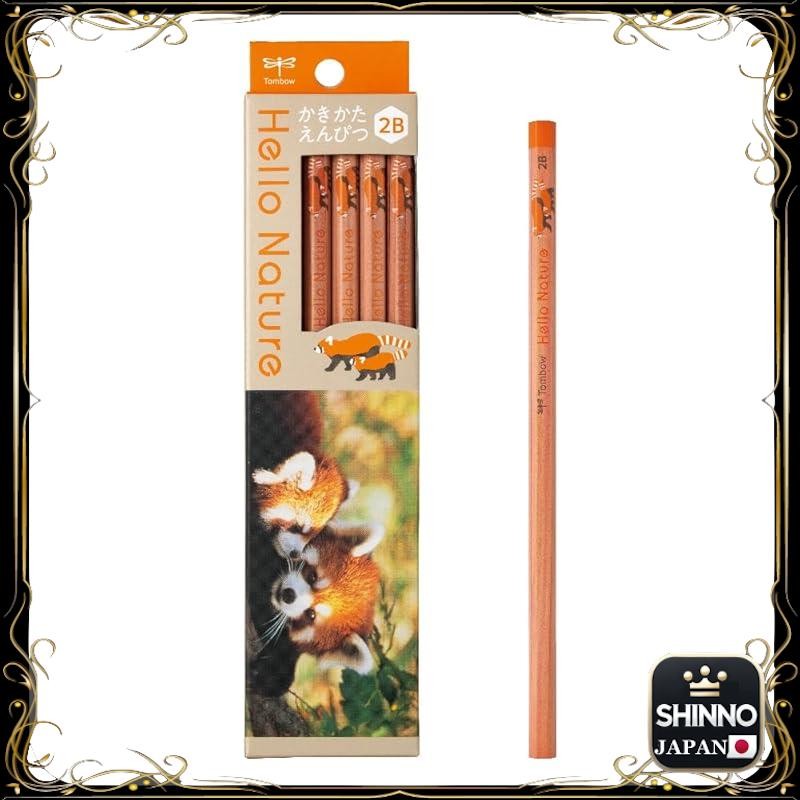 《JAPAN》★"Tombow Pencil 2B (Lesser Panda Pattern)" | Shopee Thailand