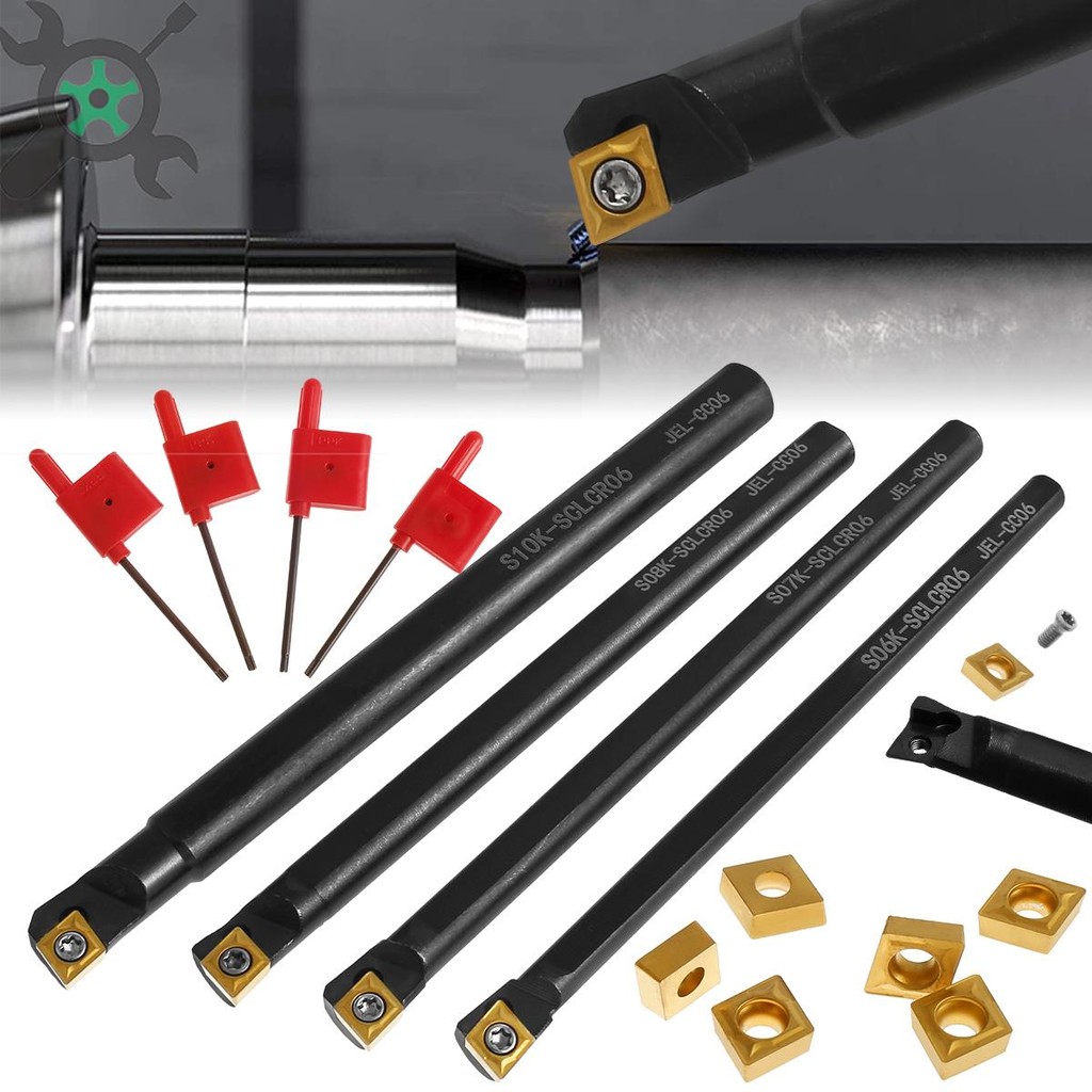 เครื่องกลึง Boring Bar ชุดเครื่องมือ S06K/S07K/S08K/S10K-SCLCR06 เครื่องกลึงเปลี่ยนเครื่องมือชุด ...